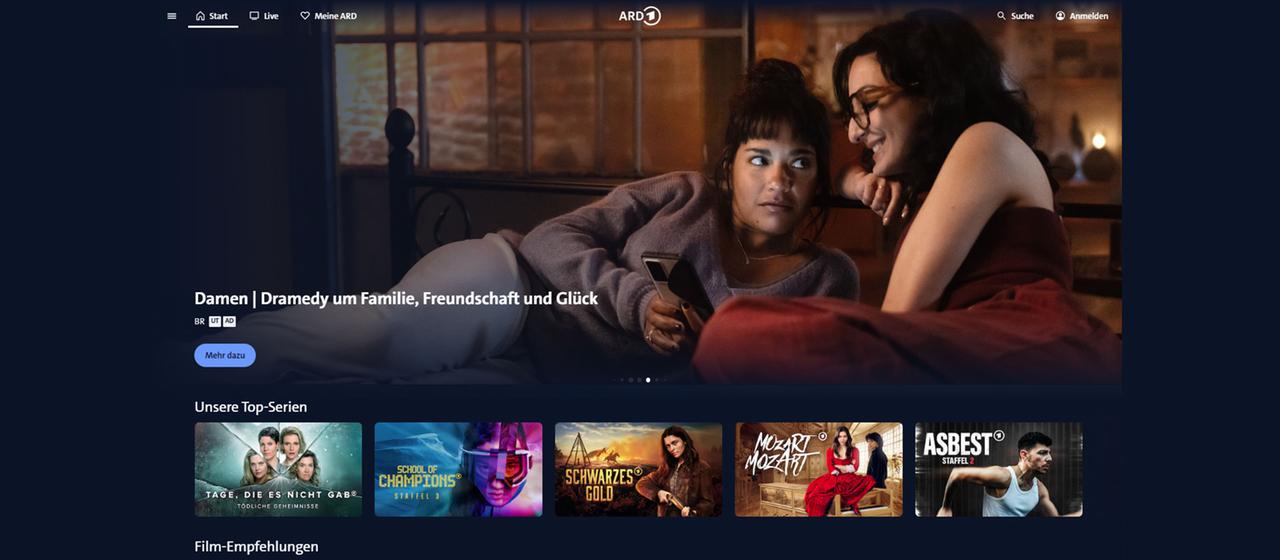 Daten + Fakten: Verweildauer in der ARD Mediathek | ard.de